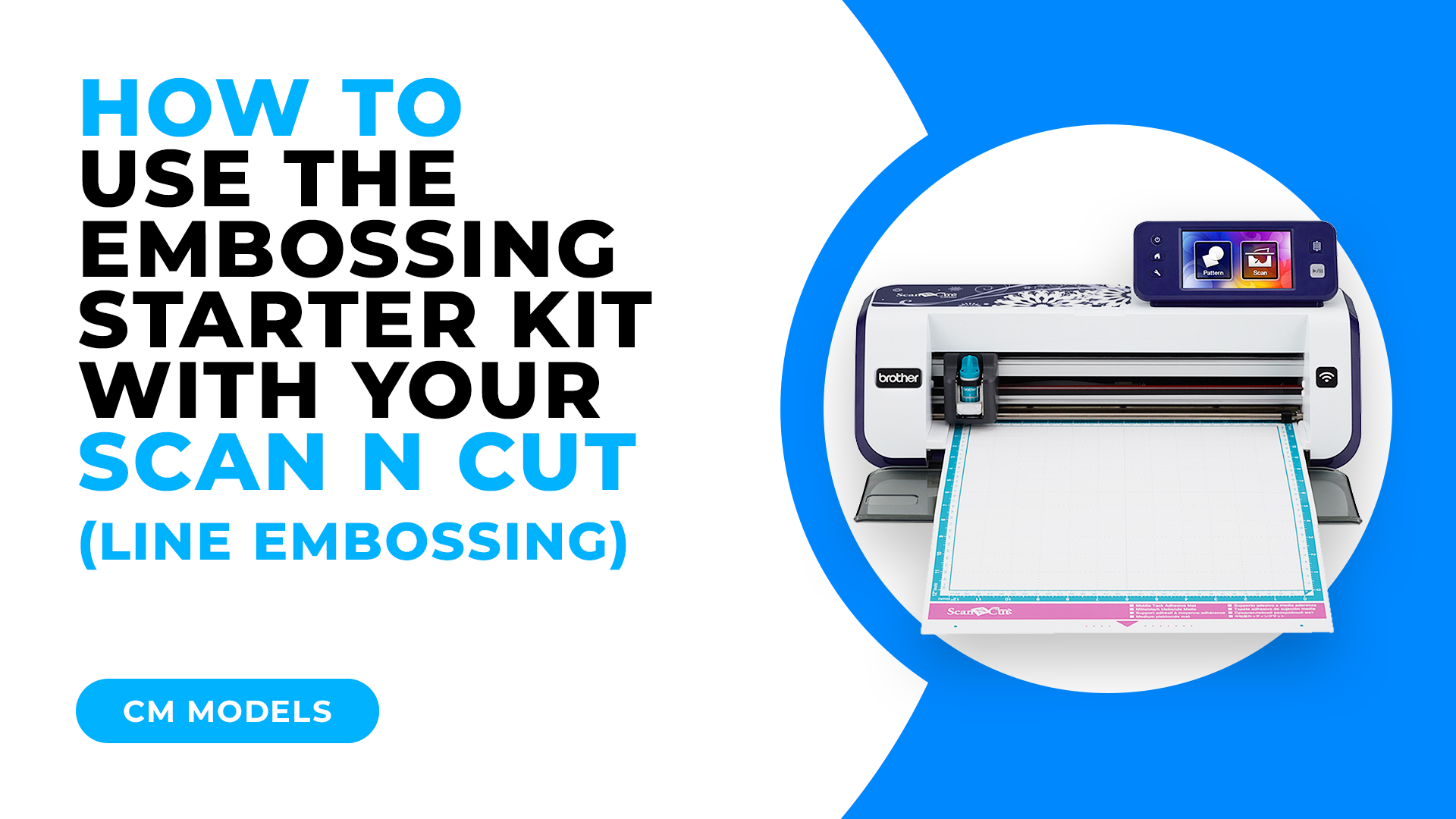 HOW TO USE THE EMBOSSING STARTER KIT (LINE EMBOSSING) WITH YOUR SCAN N ...